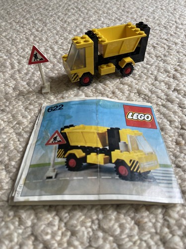Vintage 1978 LEGO 622 Tipper Truck Construction Lorry With Sign Post ...