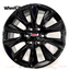 20 inch gloss black 2019 Chevy Silverado 1500 RST OE replica red rims ...