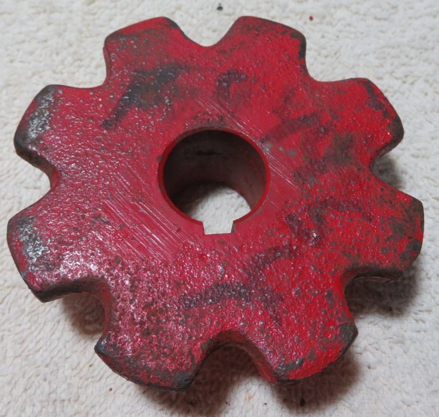 Vintage Industrial Machine Age Steel/Cast Iron Chain Cog Gear Steampunk ...