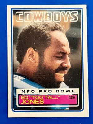 1983 Topps Ed "Too Tall" Jones #49***Free Shipping**** | eBay