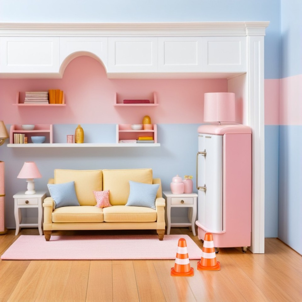 40 Pcs Miniature Traffic Cones Roadblocks and Signs Educational Toys ...