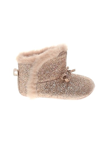 Little Me Girls Gold Booties 3 | eBay
