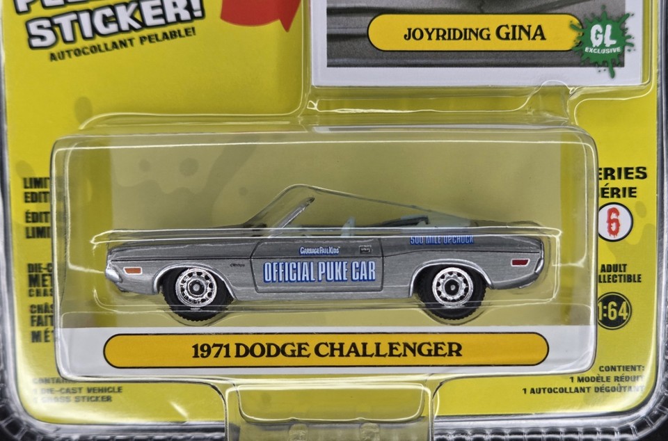 2024 Greenlight Garbage Pail Kids 1971 Dodge Challenger Raw Chase ...