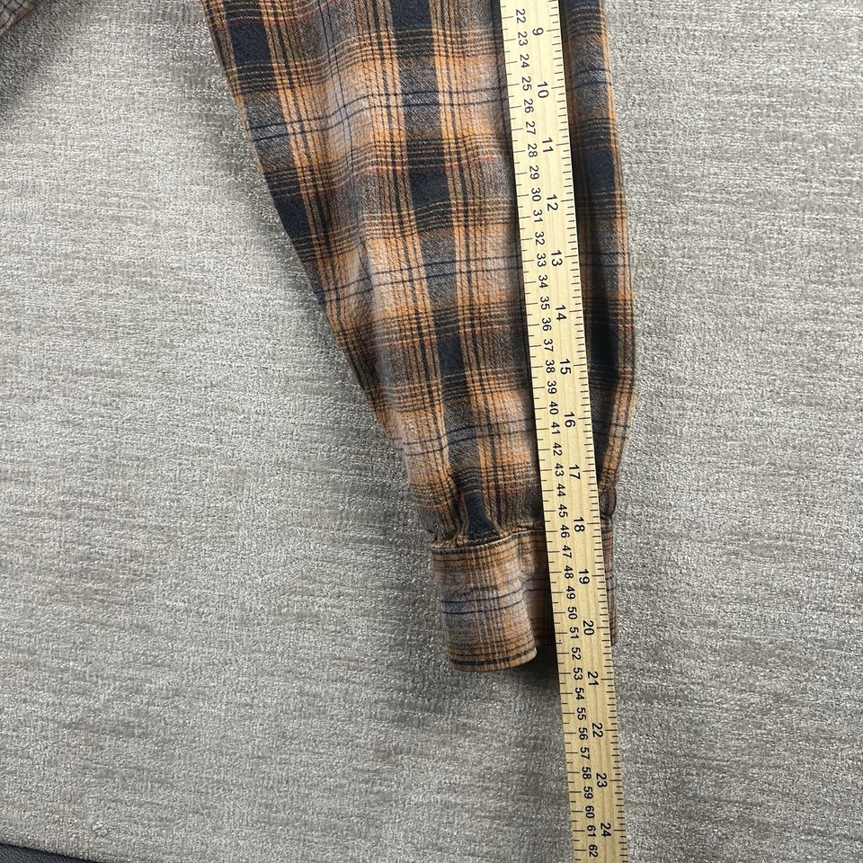 West Coast Choppers Jesse James Pearl Snap Shirt Size M Workwear Plaid ...