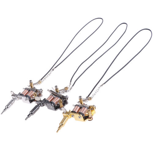 1X Mini Tattoo Machine Tattoo Keychain Key Holder Punk Style As Pendant ...