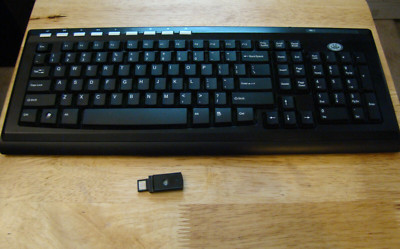 Gear Head KB5200W 2.4GHz Wireless Keyboard Only with Usb receiver and 2 ...