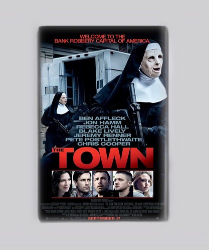 THE TOWN (2010) - 2" x 3" MOVIE POSTER MAGNET (action heist boston) | eBay