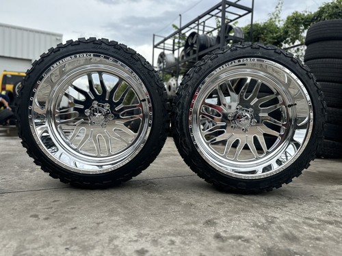 4 NEW 24X14 AMERICAN FORCE REDD SS6 6X139 POLISH WITH33/ 35X12.50R24 ...