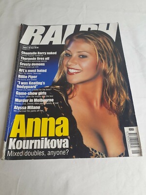 Ralph Magazine Aug 2000 - Anna Kournikova | eBay