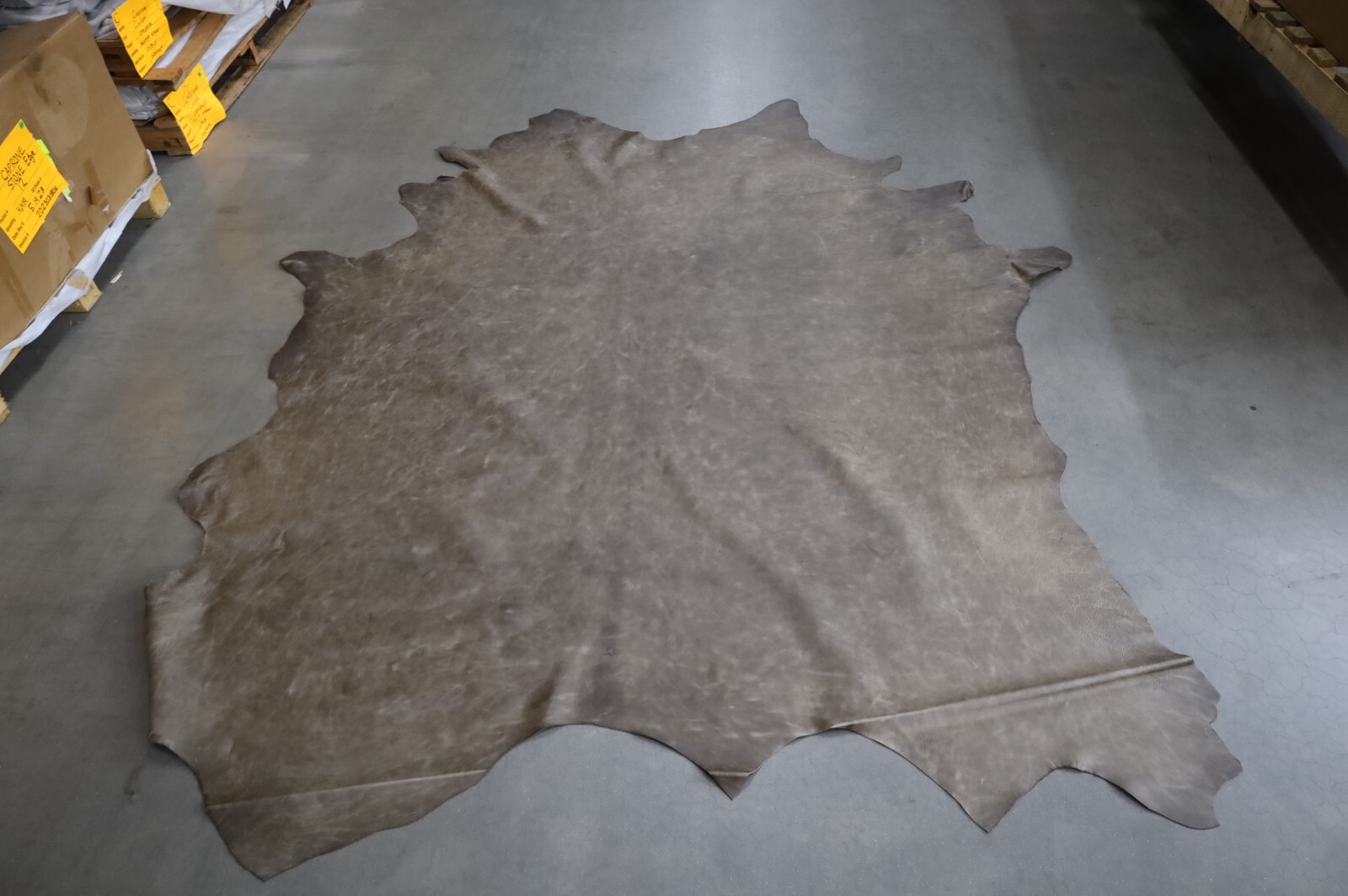 Gray Leather Hide Upholstery Whole Full Cow Hide 50 Square Feet Italian ...