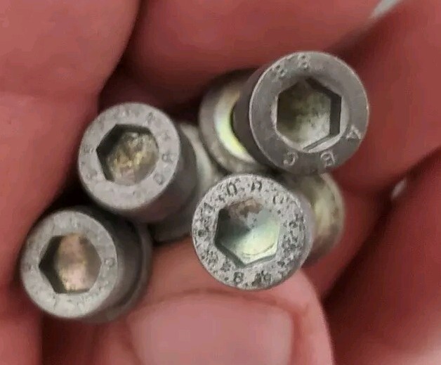 4 allen bolts & washers oem Porsche 944 85.5 86 87 88 Throttle Body to ...