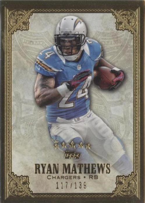 2012 Topps Five Star - Ryan Mathews #124 /139 for sale online | eBay