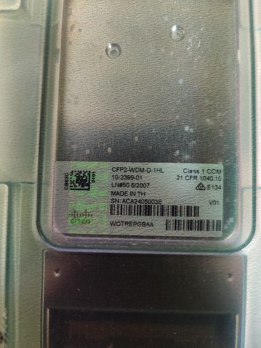 Cisco CFP2-WDM-D-1HL 200G,100G,WDM Digital CFP2-DCO Licensed 100G Only ...