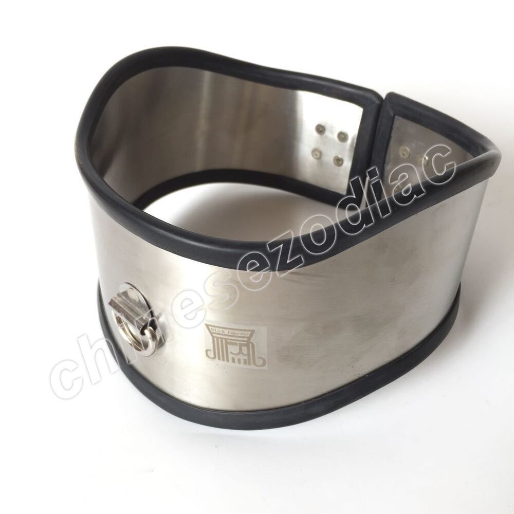 Bondage Neck Collar Posture Strict Choker Corset Straighten Up Lockdown ...