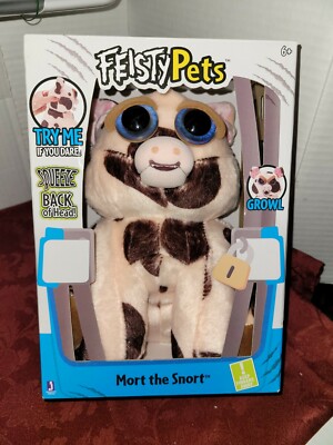 MORT THE SNORT FIESTY PETS LARGE PLUSH 10 INCH TOY NEW IN UNOPENED BOX ...