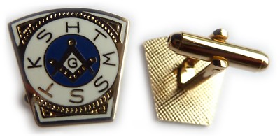 ROYAL ARCH ORDER Keystone York Scottish Masonic Freemason Cufflinks ...