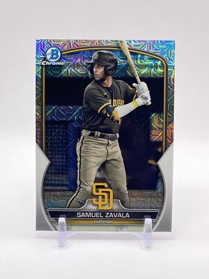 SAMUEL ZAVALA 2023 BOWMAN CHROME MEGA MOJO REFRACTOR SAN DIEGO PADRES # ...