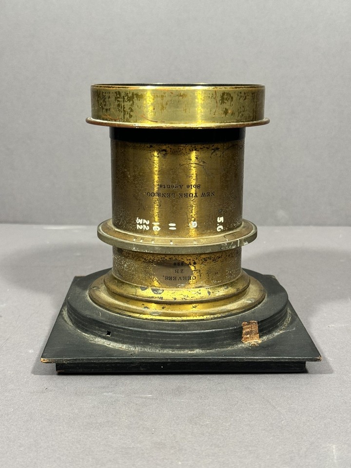 Cervees 2B 10in (254mm) f5 Brass Petzval Portrait Lens, Dallmeyer ...