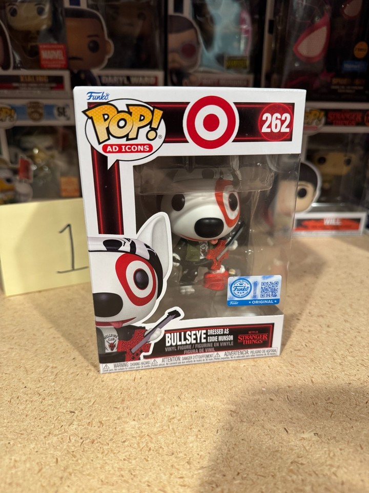 Funko Pop BULLSEYE Dressed as Eddie Munson 262 Target Exclusive ...