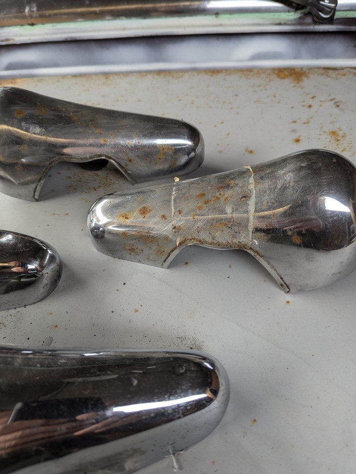 SET OF AUSTIN A50/A40/A55 BUMPER OVER RIDERS | eBay UK