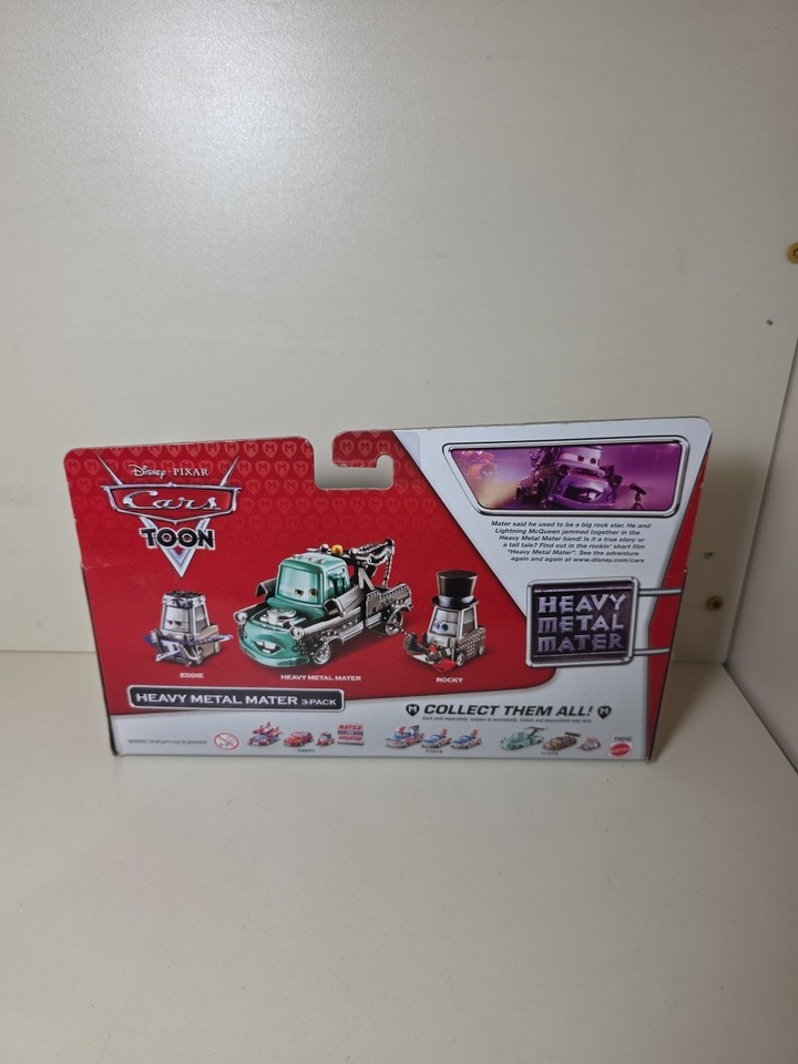 New Disney Pixar Cars Toon Heavy Metal Mater 3Pack Walmart Exclusive ...