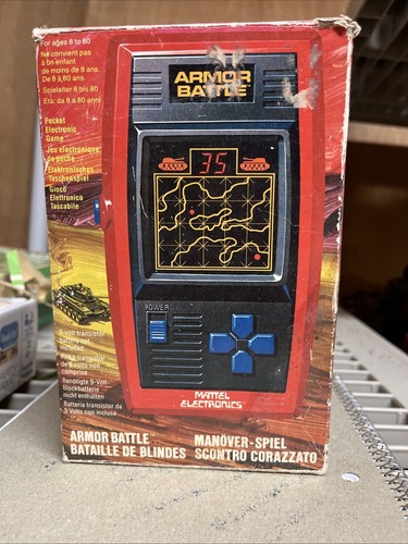 Mattel Electronics Armor Battle Handheld Game 1978 Vintage | eBay