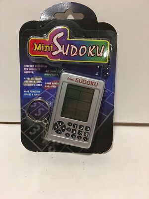 New!! Sealed!! MINI SUDOKU ELECTRONIC HANDHELD KEYCHAIN TRAVEL GAME | eBay