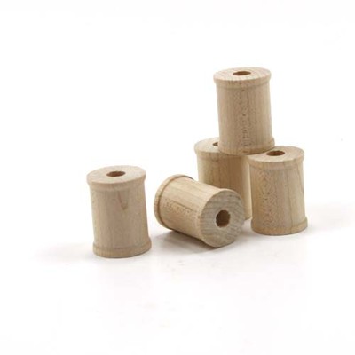 Spool - 1 x 3/4 inch with 1/4 hole unfinished wood (WW-SP7000) | eBay