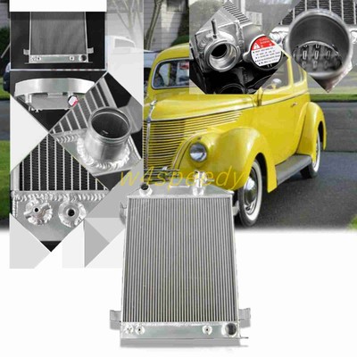Car & Truck Parts 1937-1938 Ford Aluminum Radiator-Ford Engine-3 ROW ...