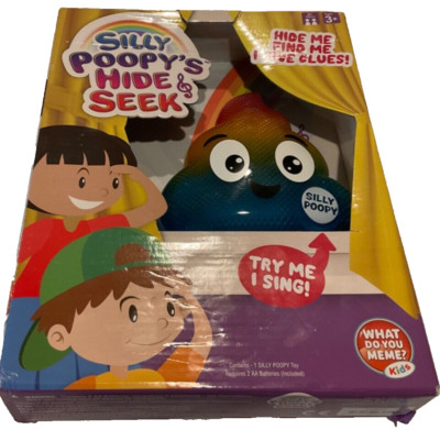 Silly Poopy Hide and Seek Game-Talking/Singing Rainbow Poop Toy | eBay