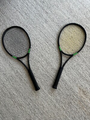 Lot of two (2) Prince Phantom Pro 100 Tennis Racquets, 16 x 18, 4 1/4 ...