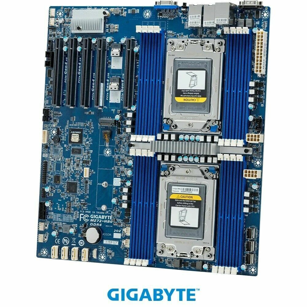 GIGABYTE MZ72-HB0 rev. 3.0 Socket SP3 AMD Motherboard for sale online ...