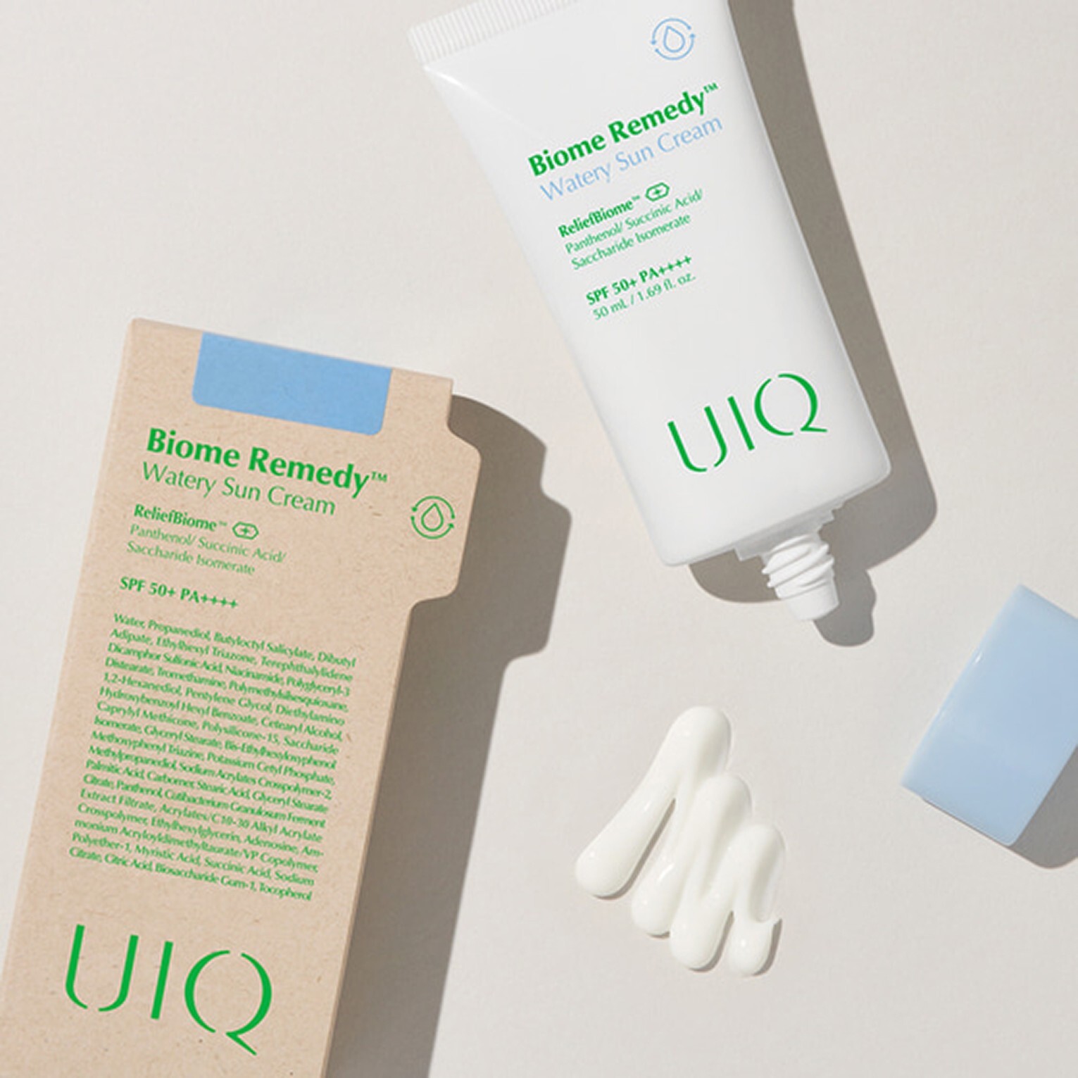 UIQ Biome Remedy™ Watery Sun Cream 1.69oz / 50ml SPF50+ PA++++ K-Beauty ...