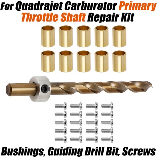 For Quadrajet Carburetor Primary Throttle Shaft Bushing Kit w/ Guiding ...