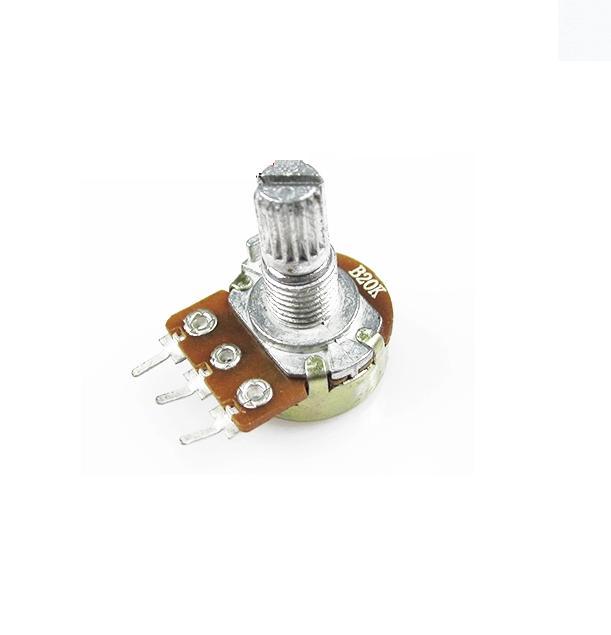 2pcs 20K Ohm B20K Linear Rotary Taper Potentiometer NEW | eBay