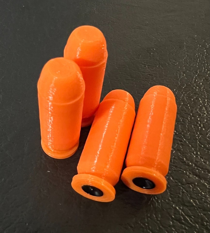 10mm 10 mm - Snap Caps Training Rounds w/ Rubber Primers - Set of 10 ...