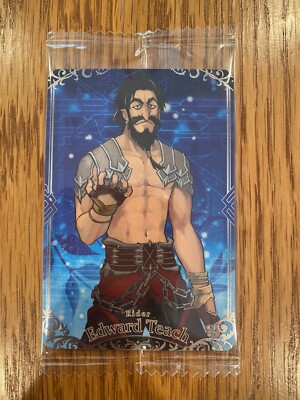 Fate Grand Order FGO Wafer Card Series 4 Rider Edward Teach Blackbeard ...