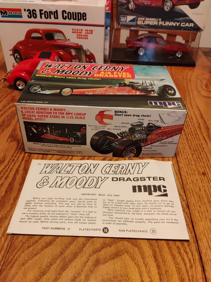 MPC Walton Cerny & Moody A/A Dragster 1-0763 VINTAGE 1973 Nicely Built Model | eBay