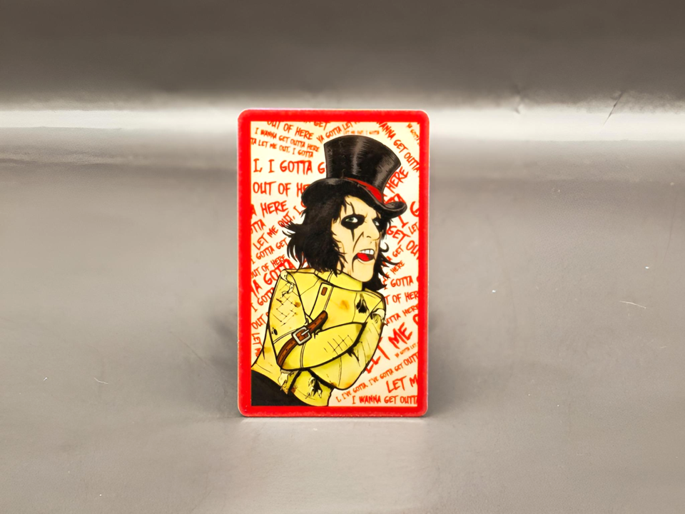 Alice Cooper Vinyl Stickers School's Out Hard Rock Metal Music Snakes ...