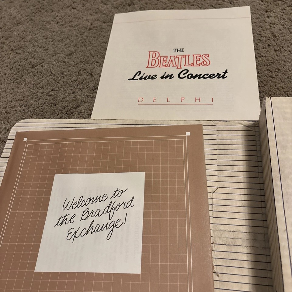 THE BEATLES Live In Concert Collectors Plate DELPHI Hand Numbered ...