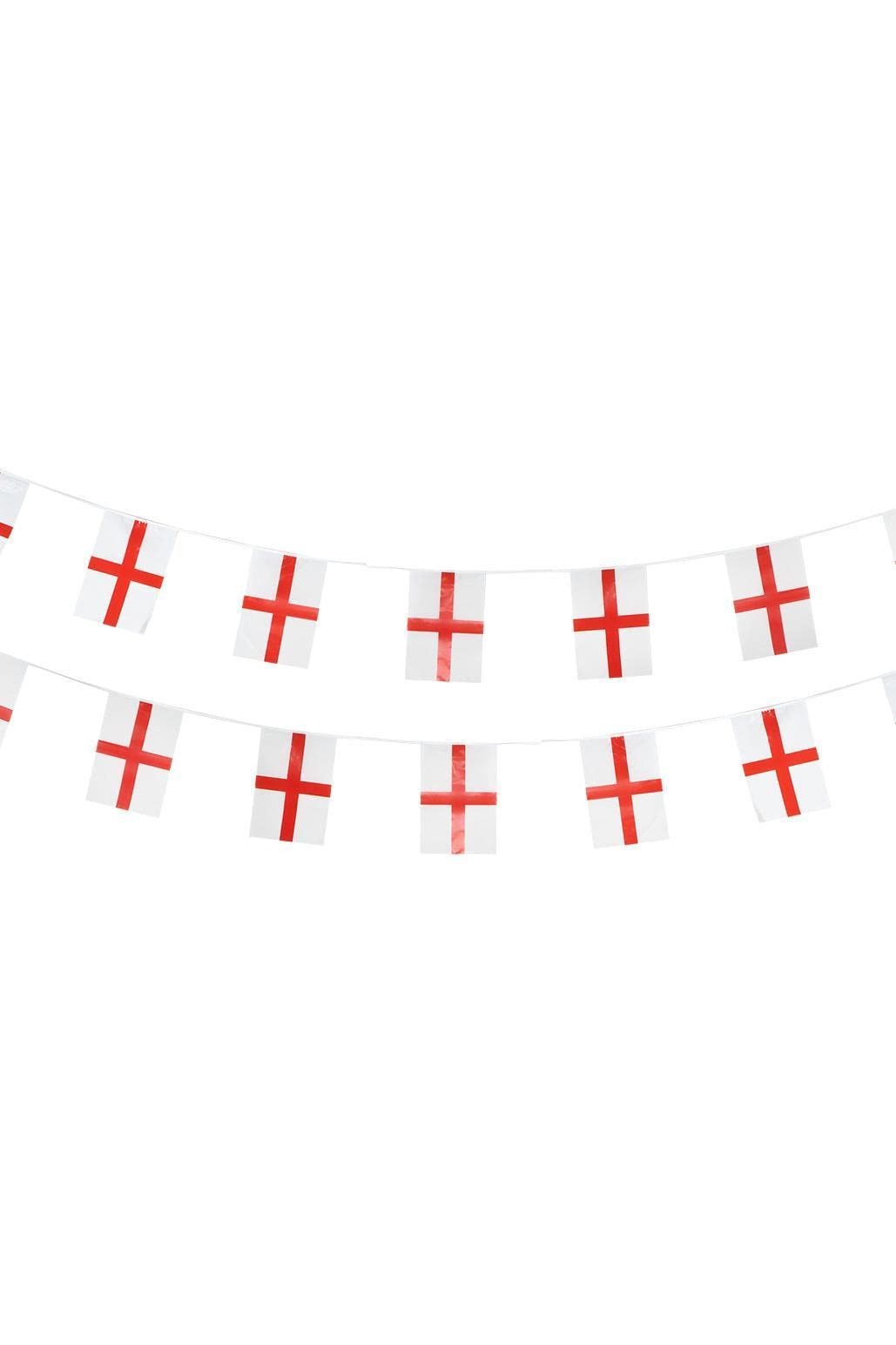 Smiffys England Flag Rectangle Bunting, Plastic | eBay UK