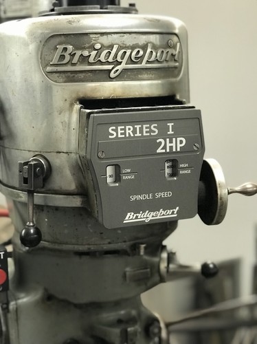 Bridgeport Vari Speed Spindle Speed Cover - CNC 6061 Billet Aluminum | eBay