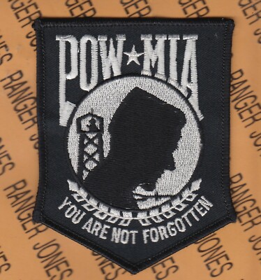 US Military POW * MIA YOU ARE NOT FORGOTTEN 4.25" pocket patch | eBay