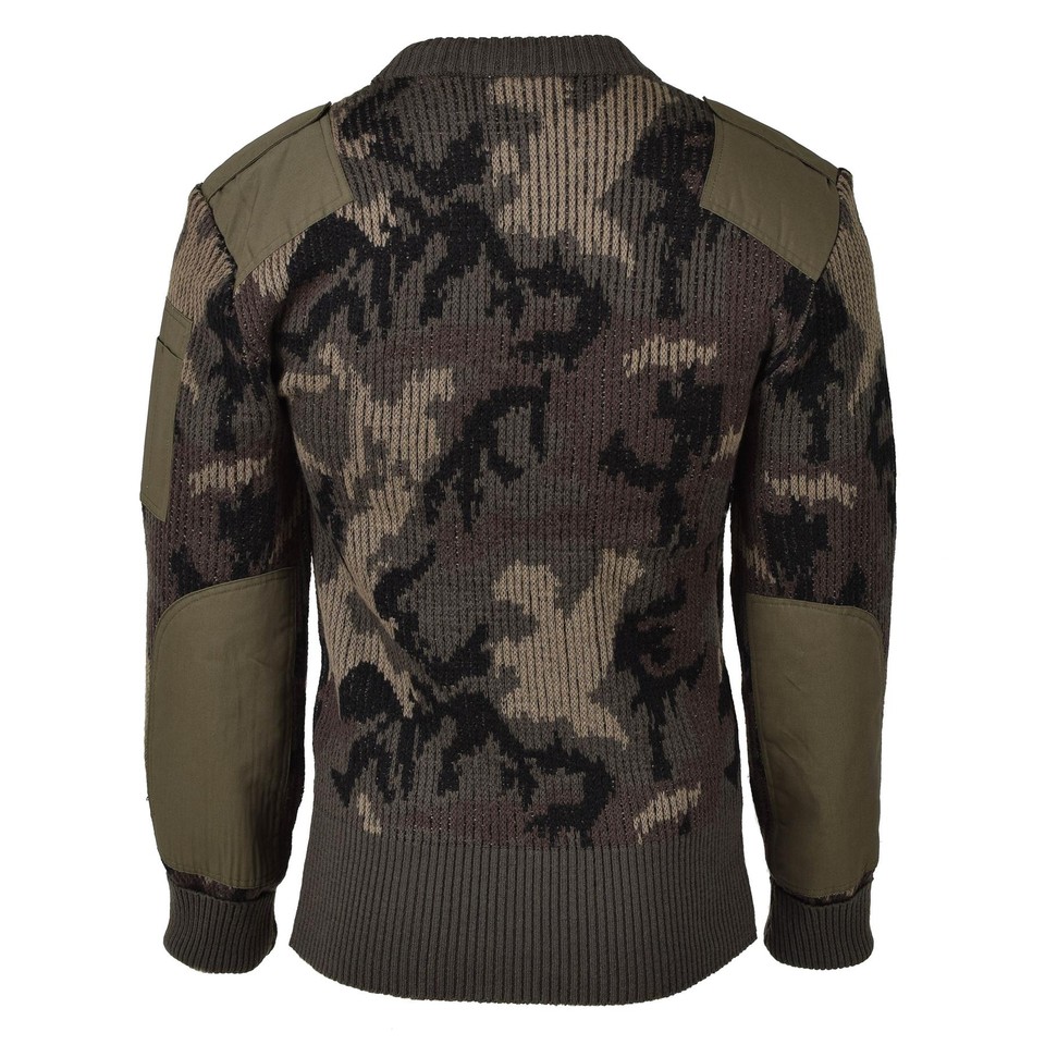 Original Chilean army sweater pullover camouflage bodywarmer knit ...