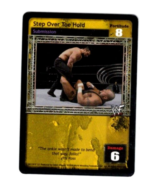 WWE Raw Deal Card: Step Over Toe Hold-Tazz | eBay