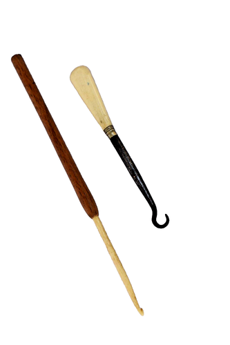 Vintage Crochet Hook Boot Button Hook Shoe Tool For Knit Work Knitting ...