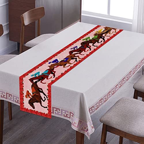 Kentucky Derby Table Runner Horse Racing Table Cover Run For The Roses ...