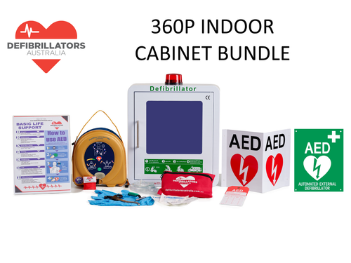 HeartSine SAM 360P - Indoor Cabinet Bundle Defibrillator AED | eBay ...