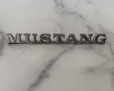 1965 Licensed Ford Mustang Emblems Stang Letters | eBay