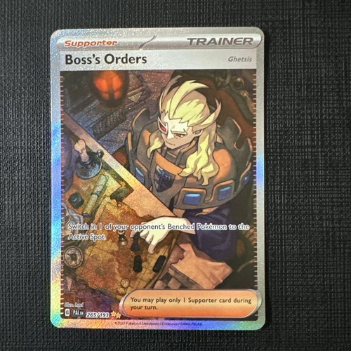 Pokémon TCG Boss's Orders Scarlet & Violet - Paldea Evolved 265/193 ...